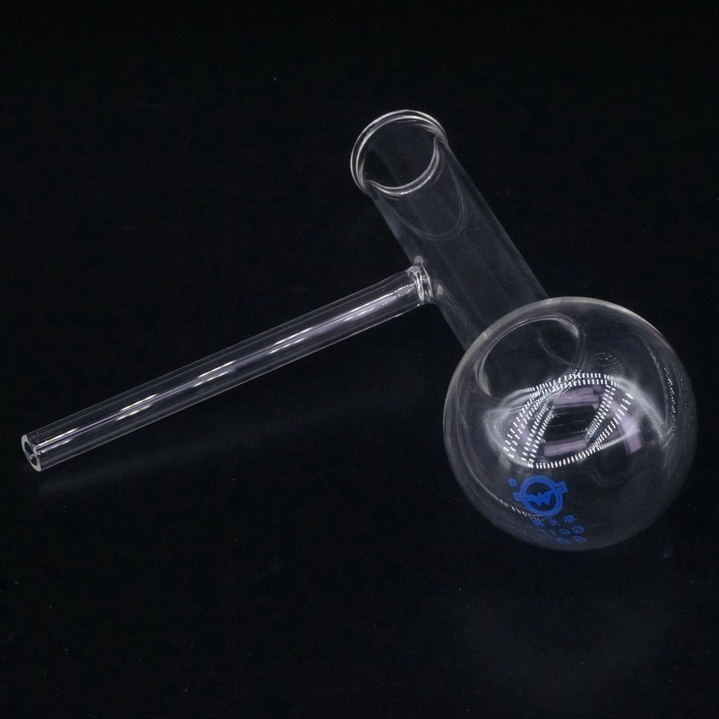60ml Glass Distillation Flask Round Bottom with Side Arm Distilling Lab ...