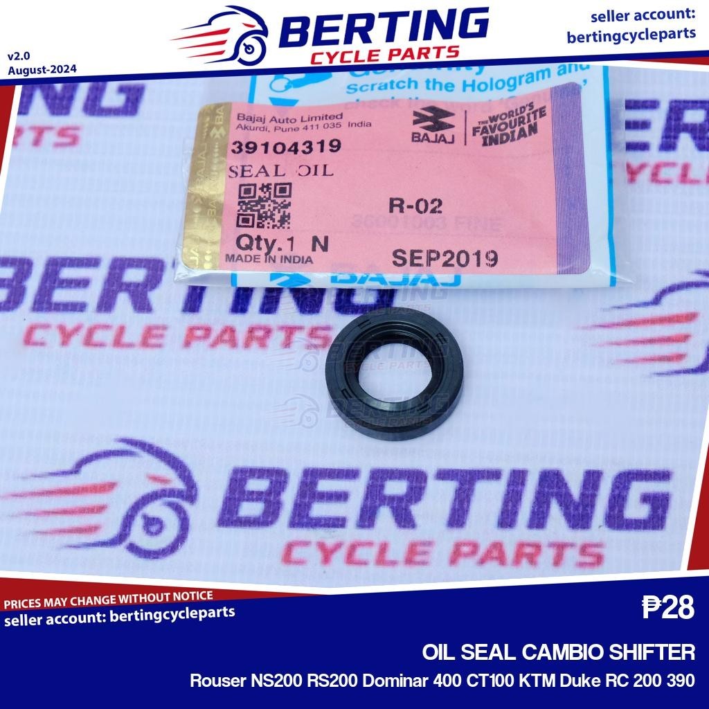 OIL SEAL CAMBIO SHIFTER Rouser NS200 RS200 Dominar 400 CT100 KTM Duke ...