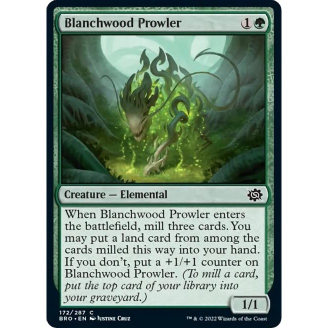 Blanchwood Prowler - Magic The Gathering (MTG) | Shopee Malaysia