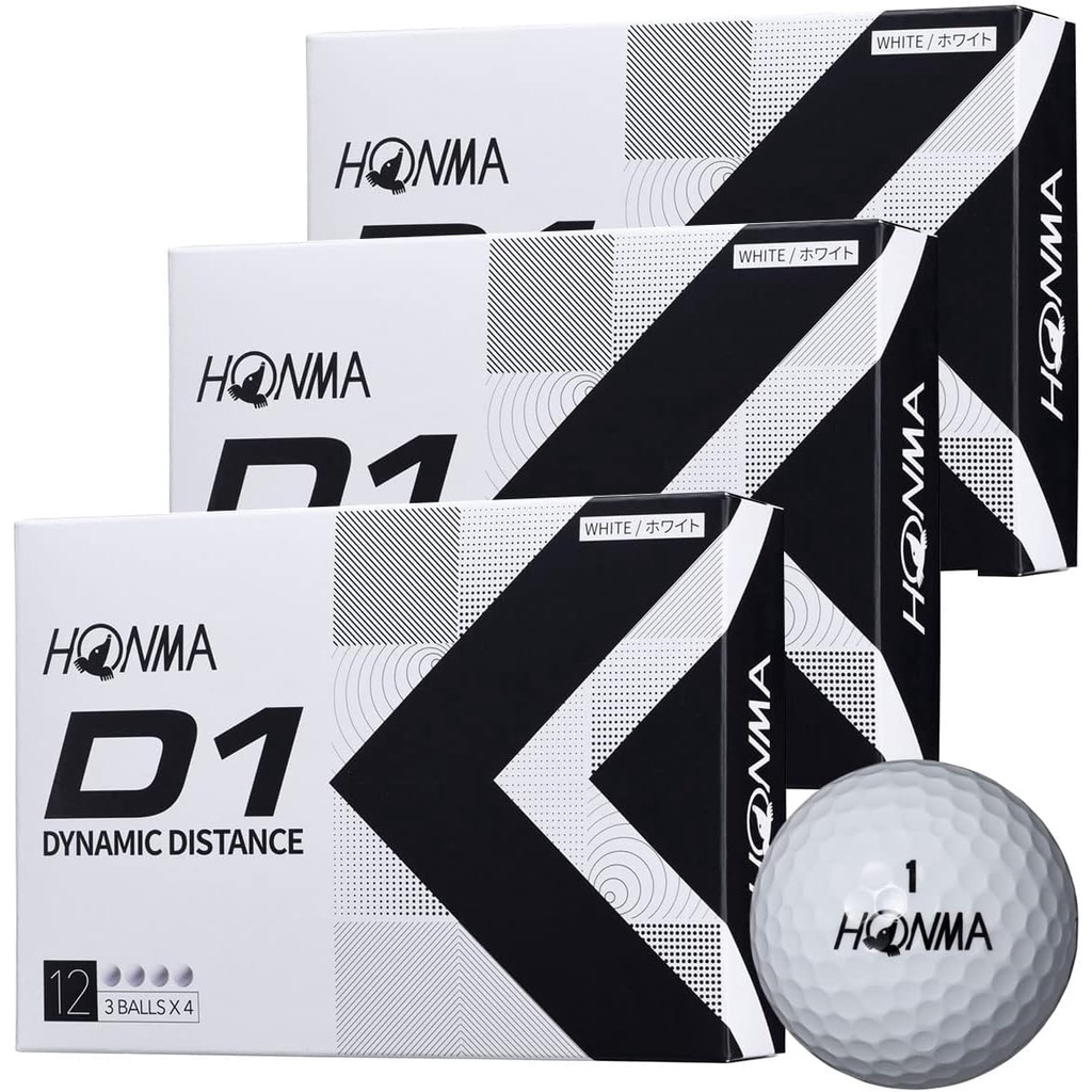 HONMA (Honma Golf) D1 2022 Golf Ball White BT2201 3 Darth Set (36 balls) 【Direct from Japan ...
