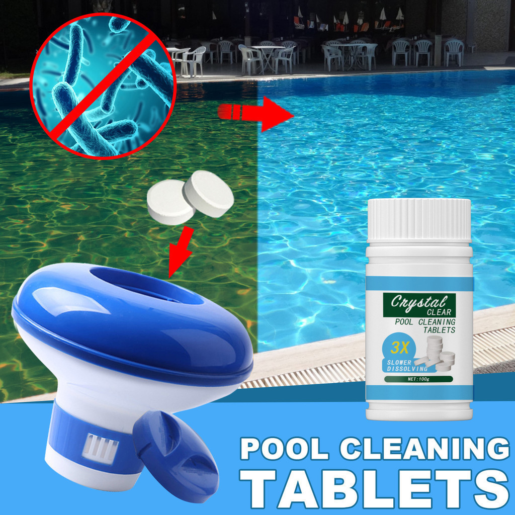 Swimming Pool Effervescent Cleaning Plate Instant Cleaning ...