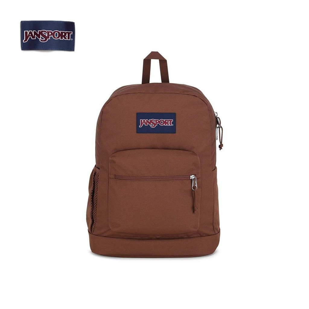 JanSport Cross Town Plus Backpack Basic Brown 26L | Shopee Malaysia