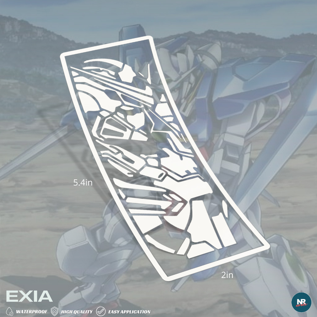 Exia Gundam Vinyl Decal Mobile Suit Gundam Gunpla Anime Sticker ...