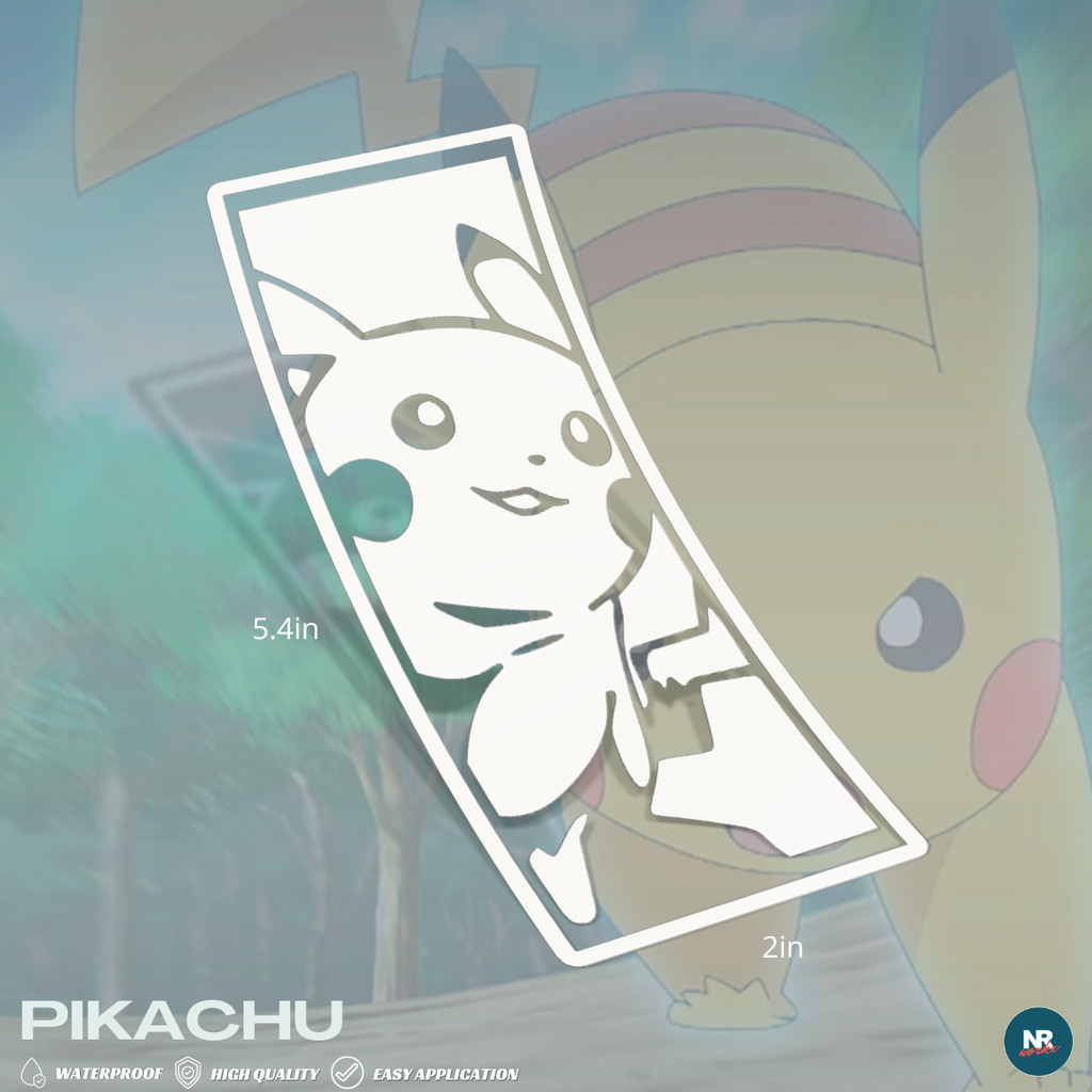 Pikachu Pokemon Vinyl Decal Anime Sticker | Shopee Malaysia