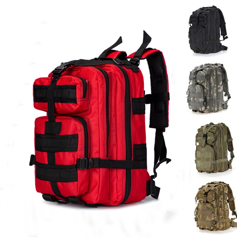 Tactical Backpack 30L First Aid Bag Army Backpack Outdoor Backpack ...