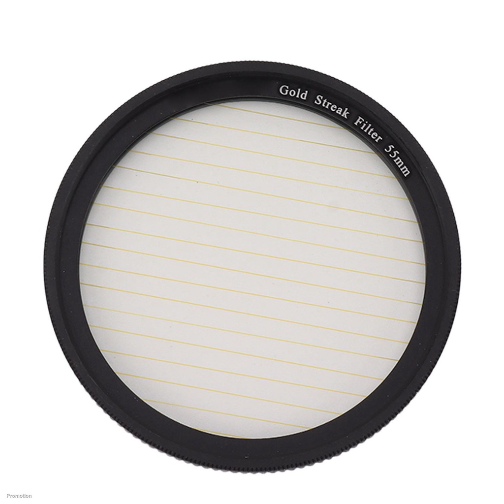 Gold Streak Filter Light Flare Effect Filter Optical Glass Camera Lens ...