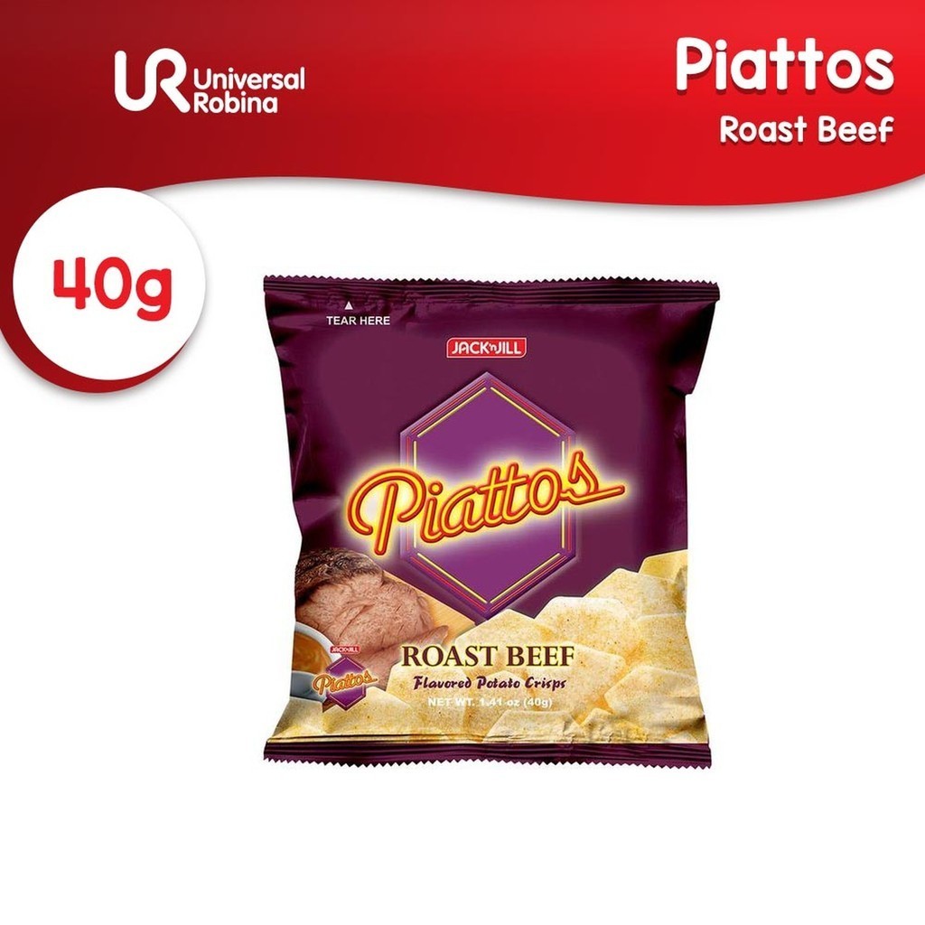 Piattos Roast Beef Flavored Potato Crisps 38g | Shopee Malaysia