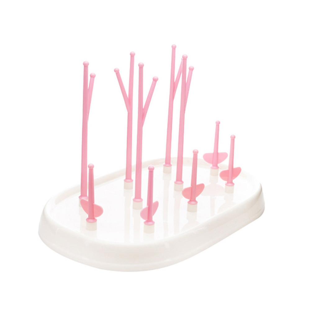 Multifunction Baby Bottle Drying Rack Tree-shaped Baby Bottle Rack ...
