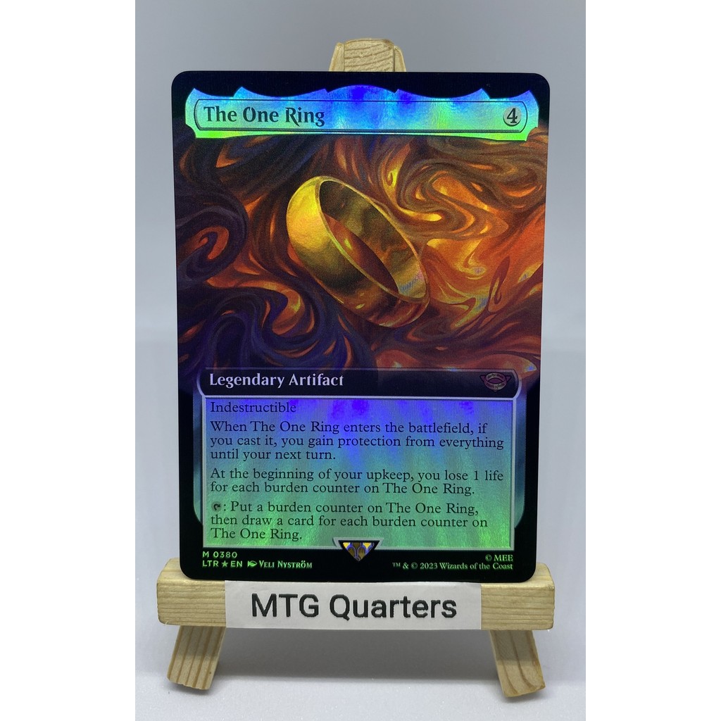 MTG Proxy Card - The One Ring 380 (Extended Art Foil) | The Lord of the ...