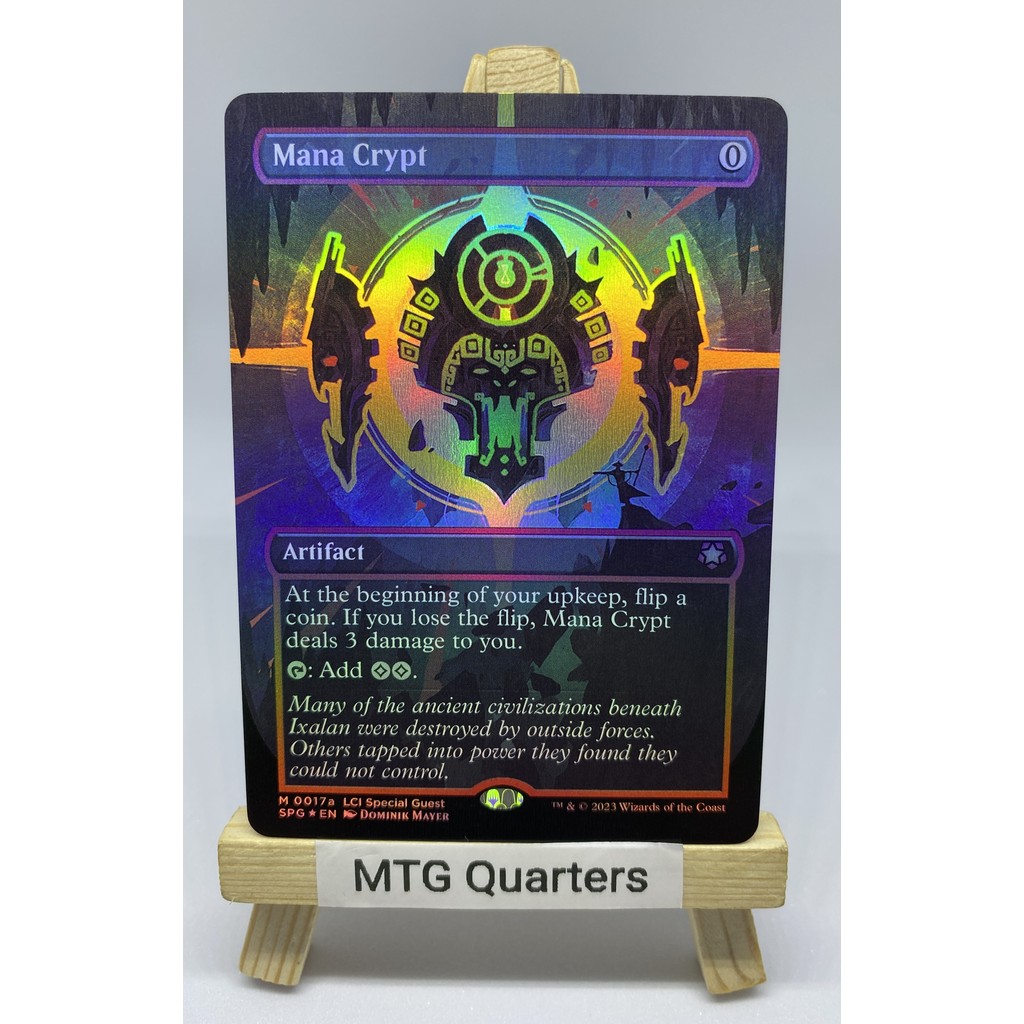 MTG Proxy Card - Mana Crypt 17a (Borderless Foil) | Special Guests (SPG ...