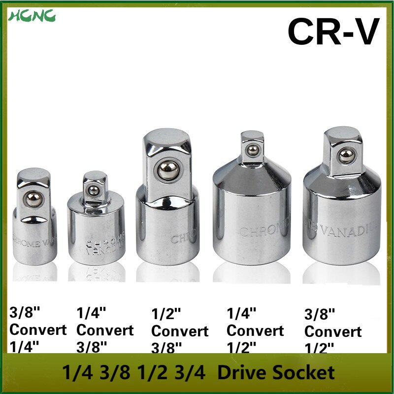 Wrench Set 1/4 3/8 1/2 3/4 Drive Socket Adapter Converter Reducer Air ...