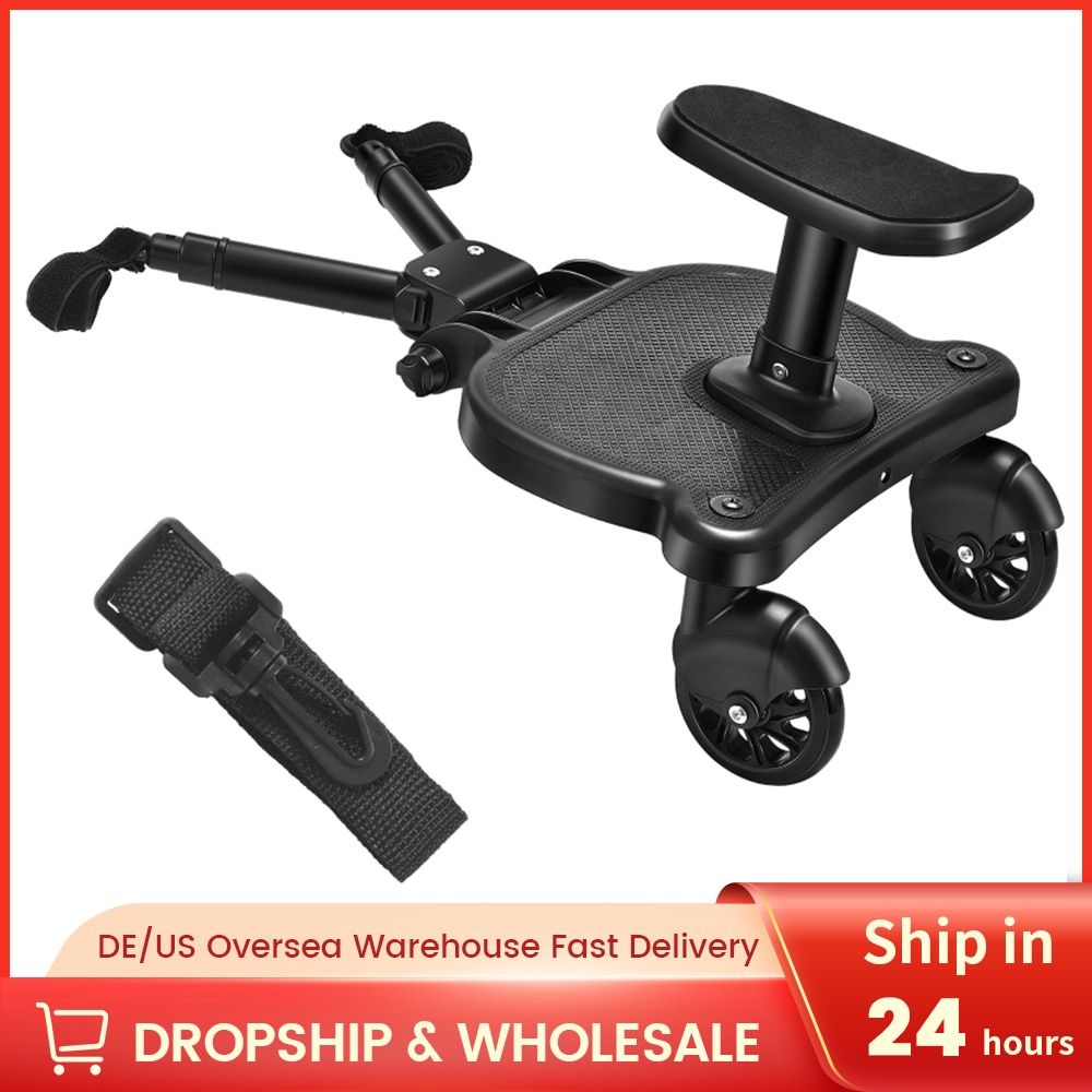 Universal Stroller Pedal Adapter Second Child Prams Auxiliary Trailer ...