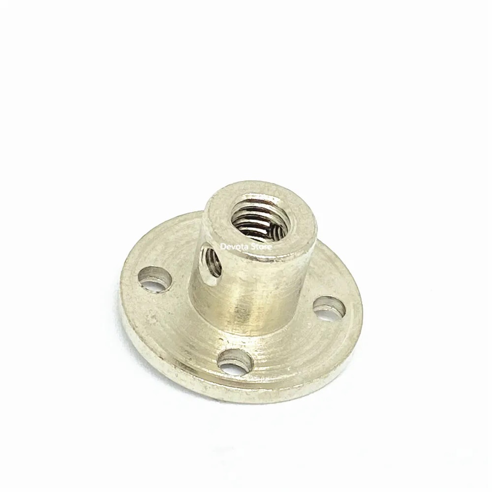 M3 M4 M6 Threaded Shaft Gear Motor Flange Nut DIY Coupling Screw Guide ...