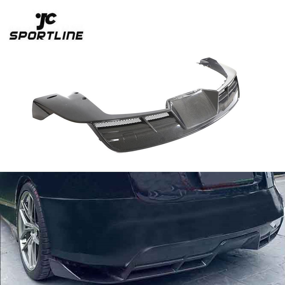 Carbon Fiber Auto Car Rear Diffuser for Tesla Model S Plaid 2021-2023 ...