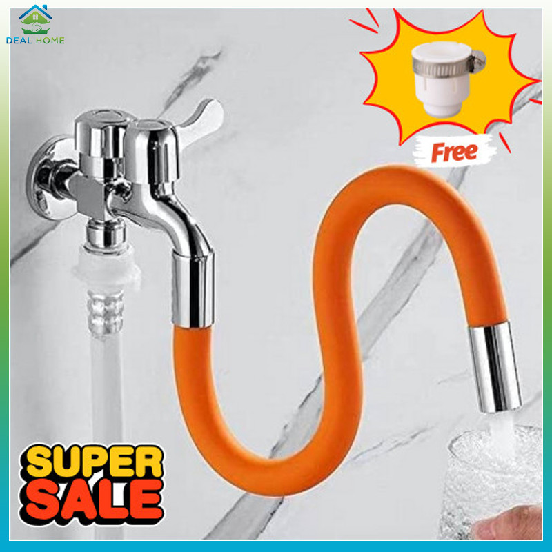 360 Rotatable Water Faucet Tube Pipe Hose Extender Adapter Adjustable ...