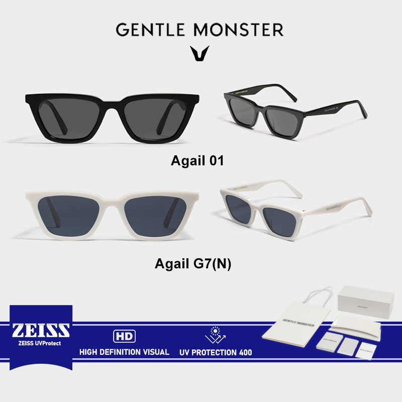 AUTHENTIC Gentle Monster ZEISS LENS AGAIL 01 / G7N Polarized Korean Sunglasses UNISEX Complete ...