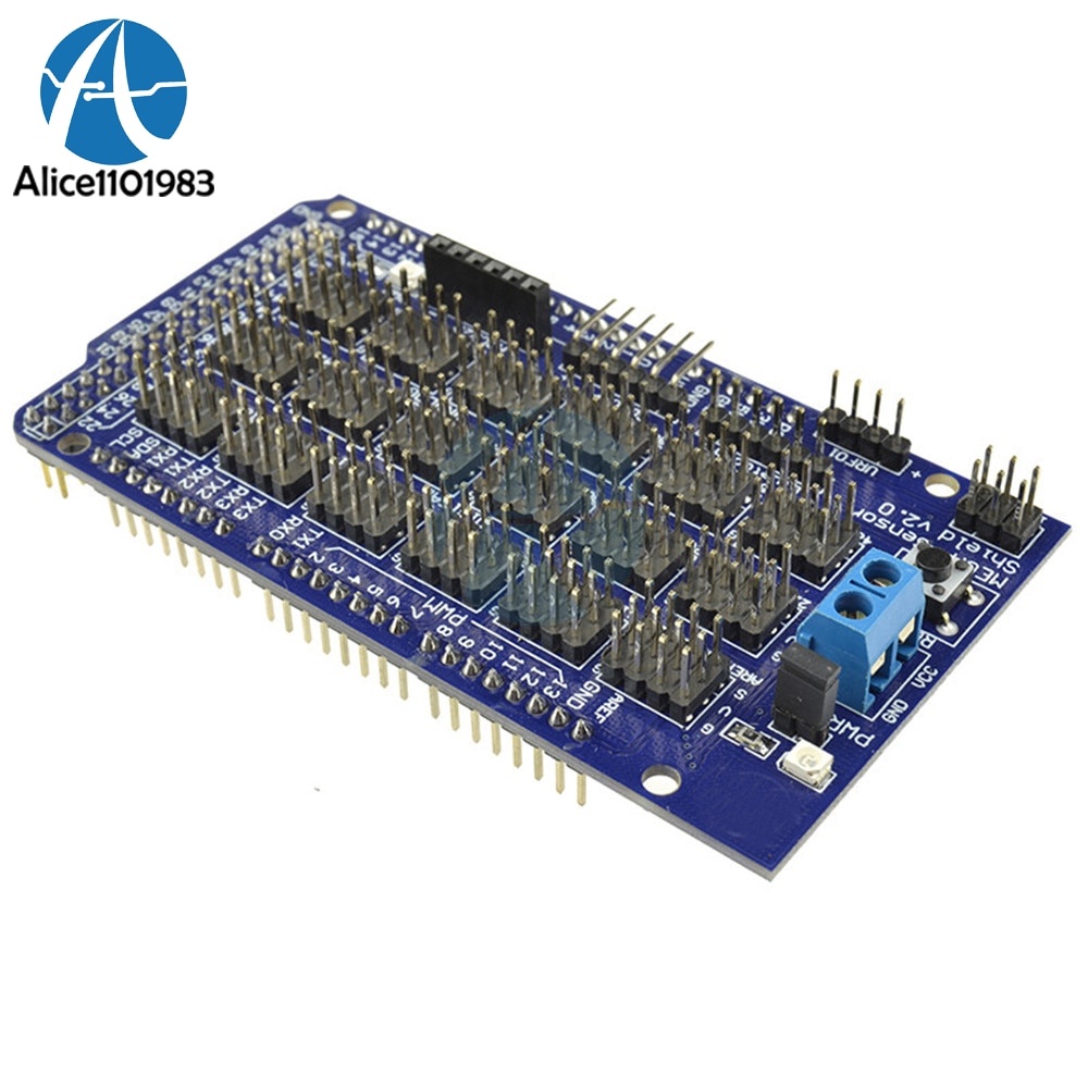 Mega Sensor Shield BoardModule V2.0 V2 For Arduino Module ATMEGA 2560 R3 1280 ATmega8U2 ATMEL ...
