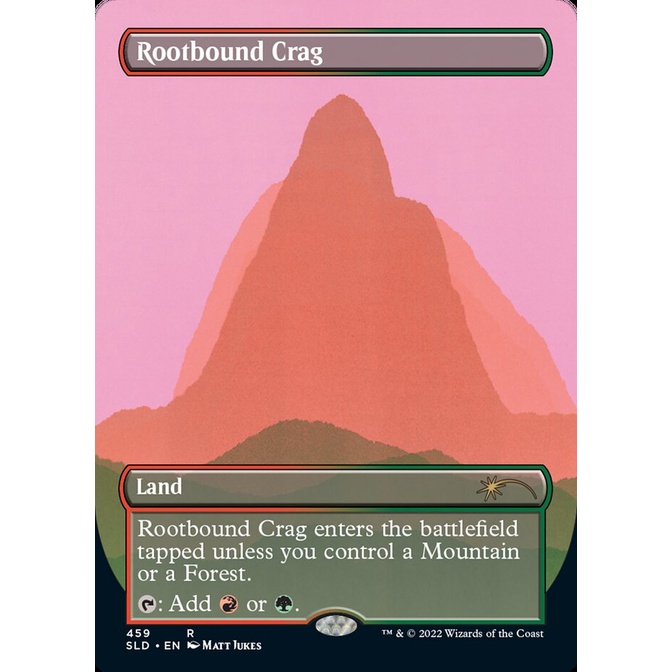MTG Proxy Card - Rootbound Crag | Secret Lair Drop (SLD) | Shopee Malaysia