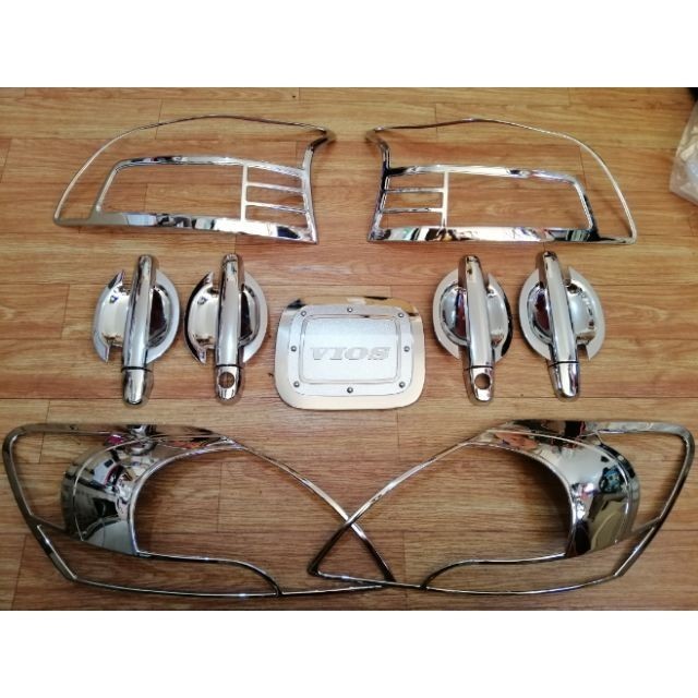 Toyota Vios 2008 to 2009 GEN 2 Batman Combo Chrome Set | Shopee Malaysia