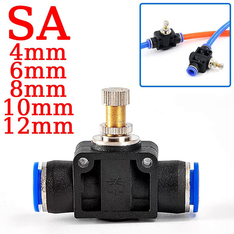 Brand new SA Throttle Valve Pneumatic Air Connector Fitting Speed ...
