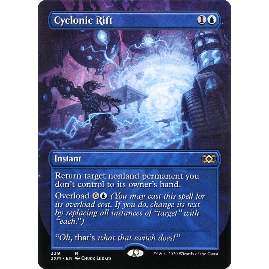 MTG Proxy Card - Cyclonic Rift (Borderless) | Double Masters (2XM ...
