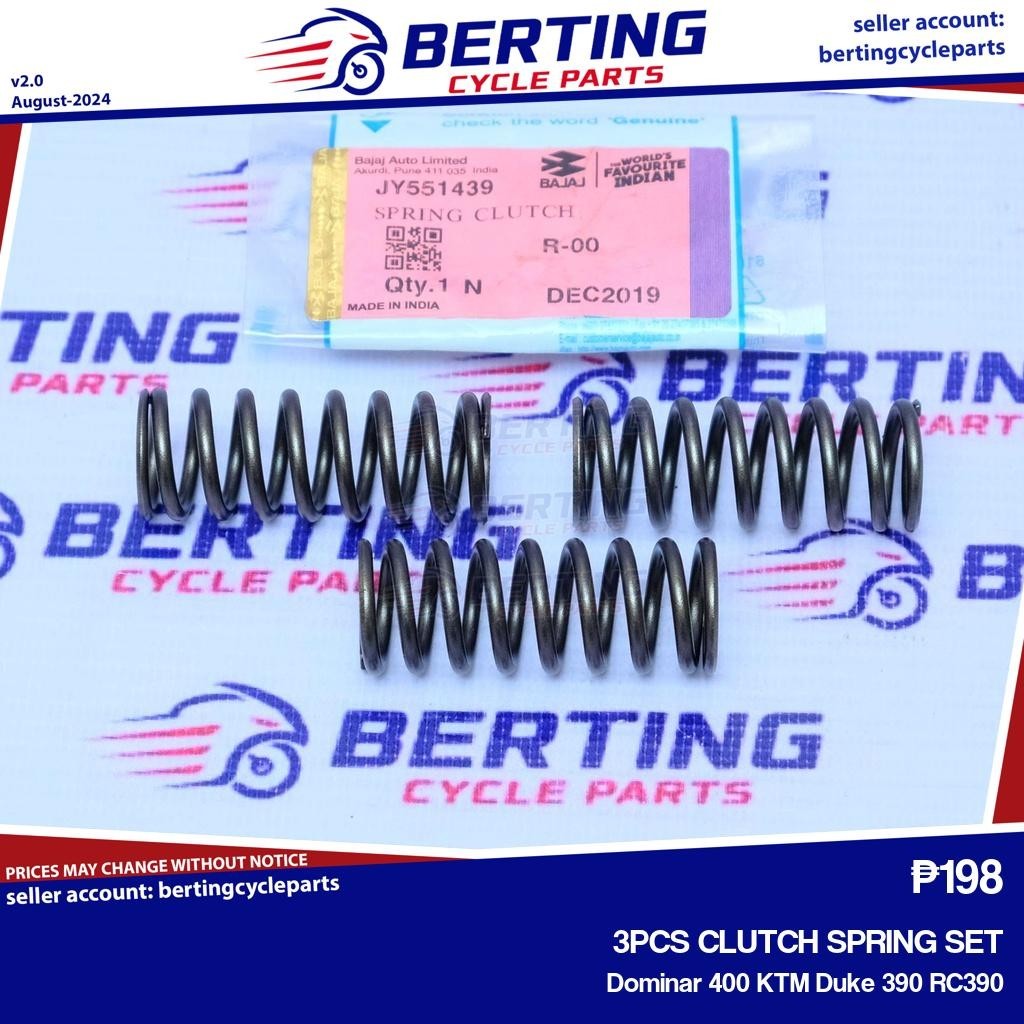 3PCS CLUTCH SPRING SET Dominar 400 KTM Duke 390 RC390 JY551439 | Shopee ...