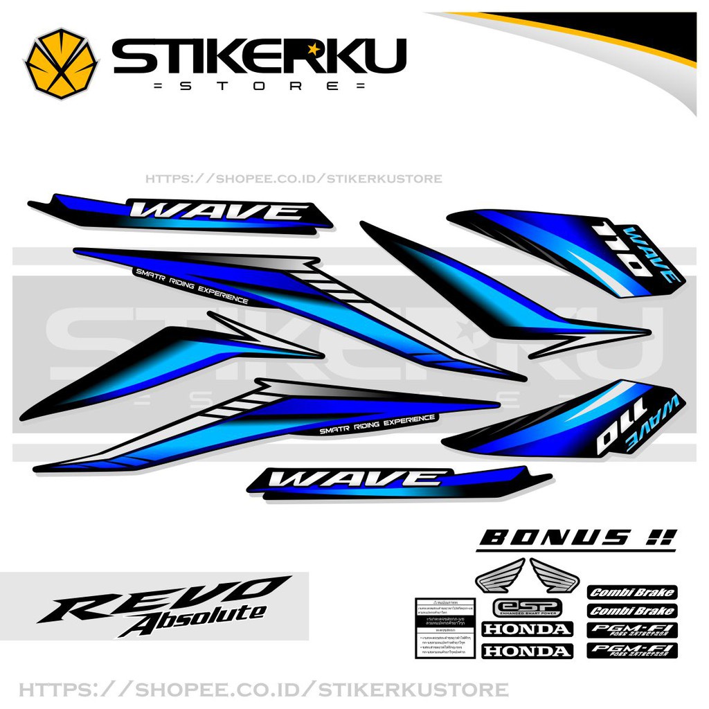 Revo ABSOLUTE STRIPING/REVO STICKER/REVO 110 STRIPING/REVO ABSOLUTE ...