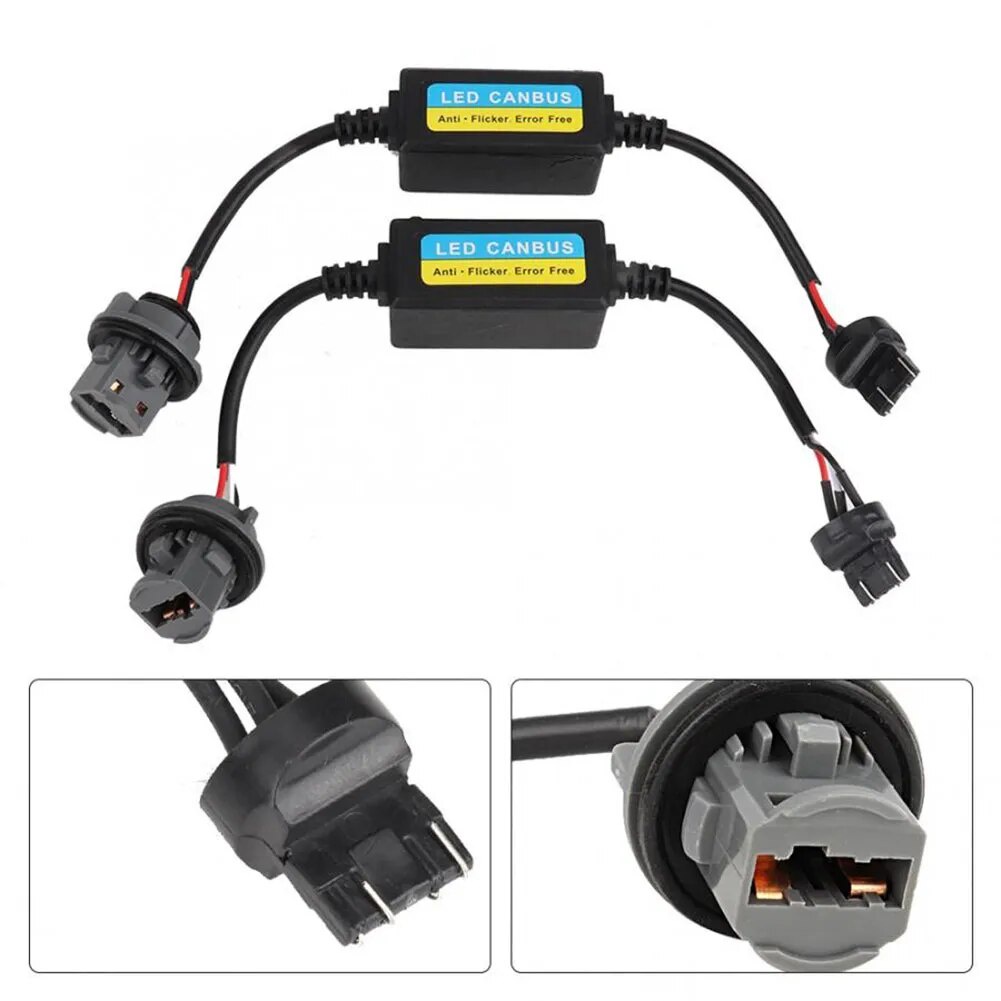 2Pcs Warning Canceller Load Resistor Decoder T20 T443 LED Turn Signal ...