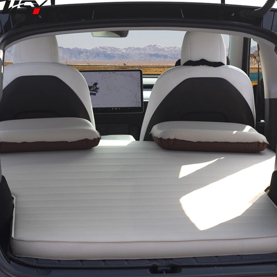 Tesla Model Y Self-Inflating Trunk Travel Mattress Outdoor Car Air ...