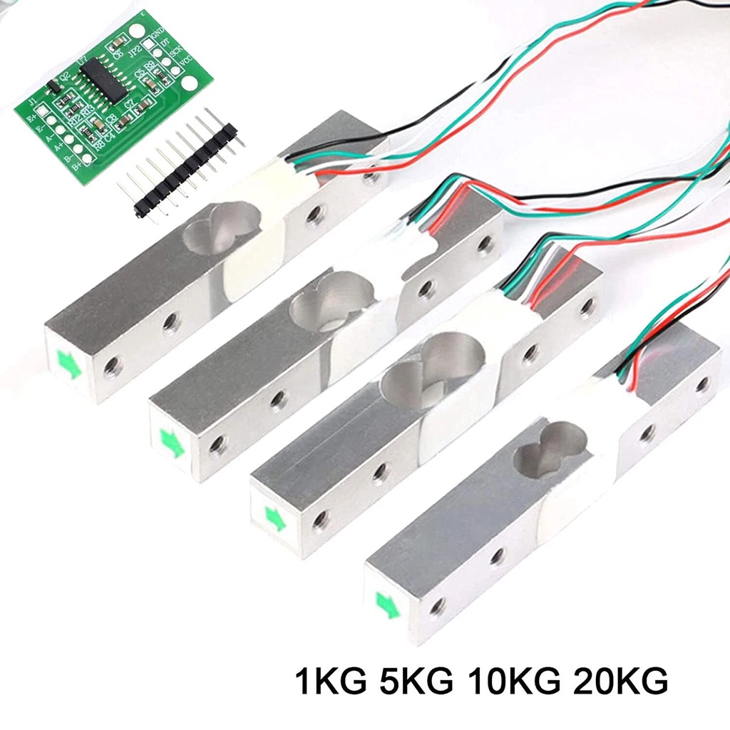 1KG 5KG 10KG 20KG Digital Load Cell Weight Sensor + HX711 Weighing ...