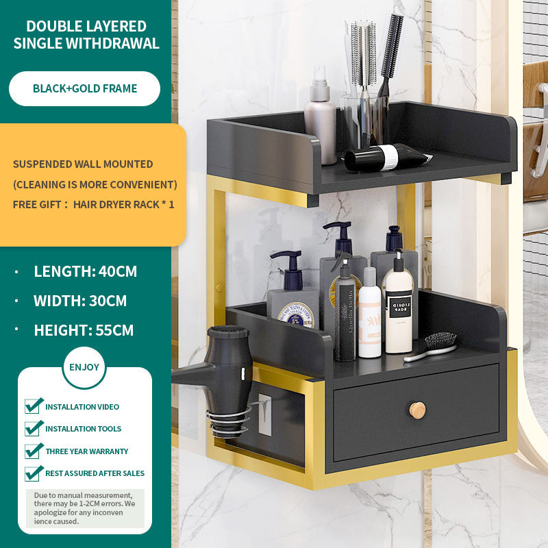 Wall mounted barber shop tool cabinet Wall mounted hair salon storage ...