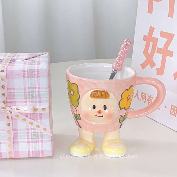 Strange Smell Cute Fart Peach Girl Foot Feet Mug Strange Weird Ceramic ...