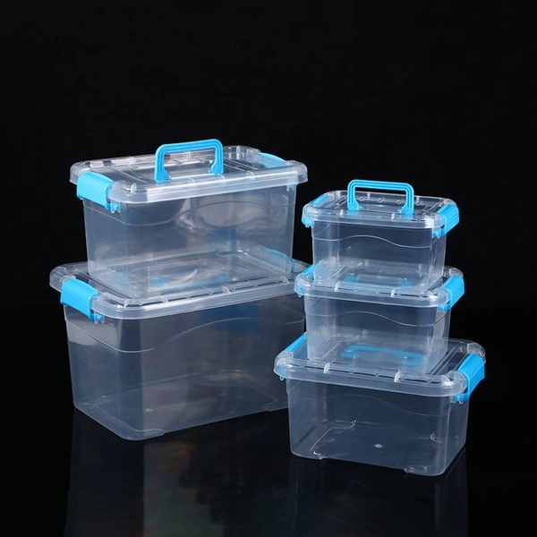 transparent storage box storage box organizer Kotak penyimpanan ...