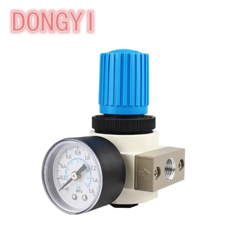 Pressure reducing valve pneumatic components pressure gauge HR1-8-MINI ...