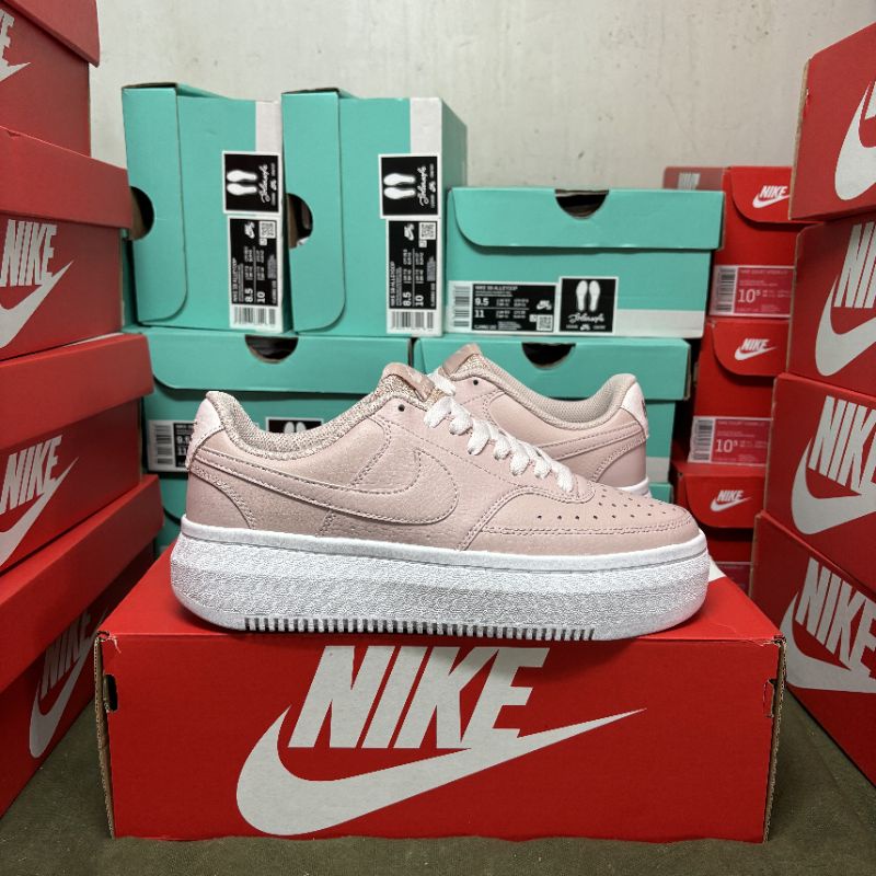 Nike Court Vision Alta (Pink Oxford) | Shopee Malaysia