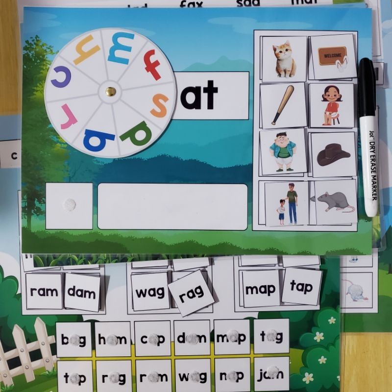 CVC Interactive Charts| FREE DRY ERASE MARKER for 4up orders | A4 Size ...