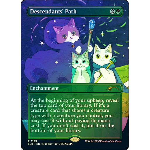MTG Proxy Card - Descendants' Path (Foil) | Secret Lair Drop (SLD ...