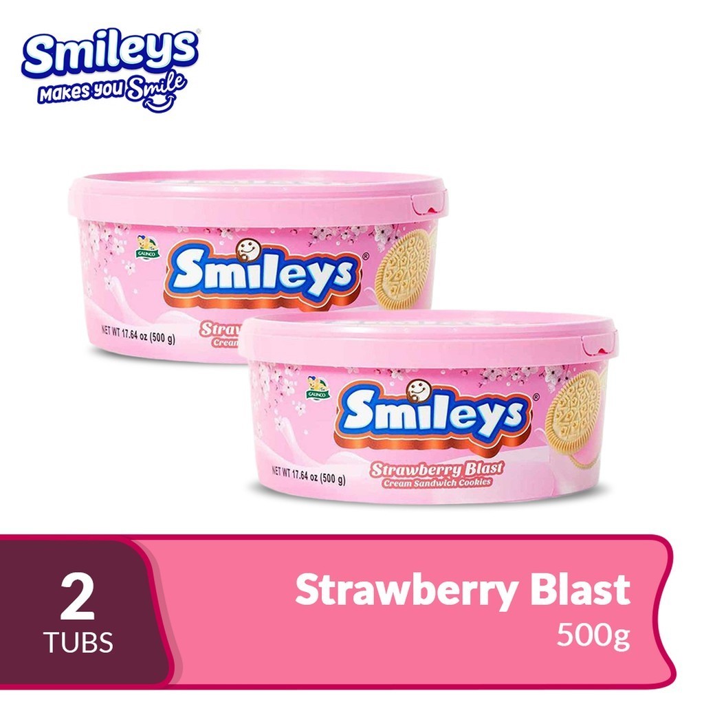 Smileys Strawberry Tub 500g | Shopee Malaysia