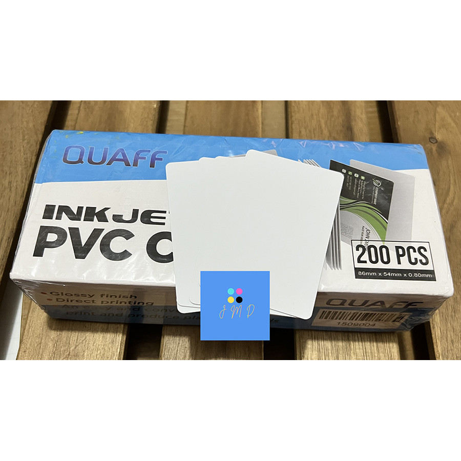 Quaff Printable PVC Pre-Cut ID Card for Direct Printing using Injket ...