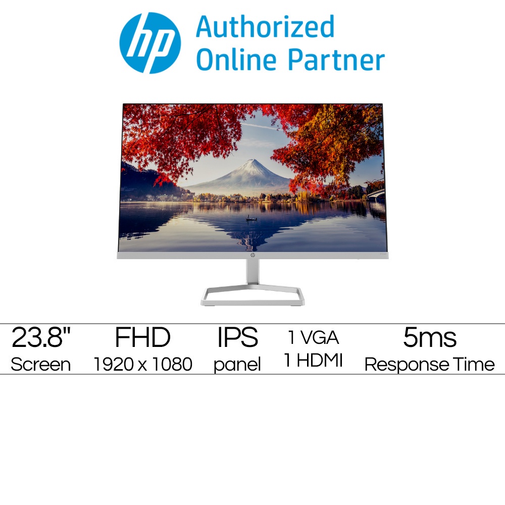 HP M24F 23.8 IPS FHD 75Hz VGA/HDMI Monitor | Shopee Malaysia
