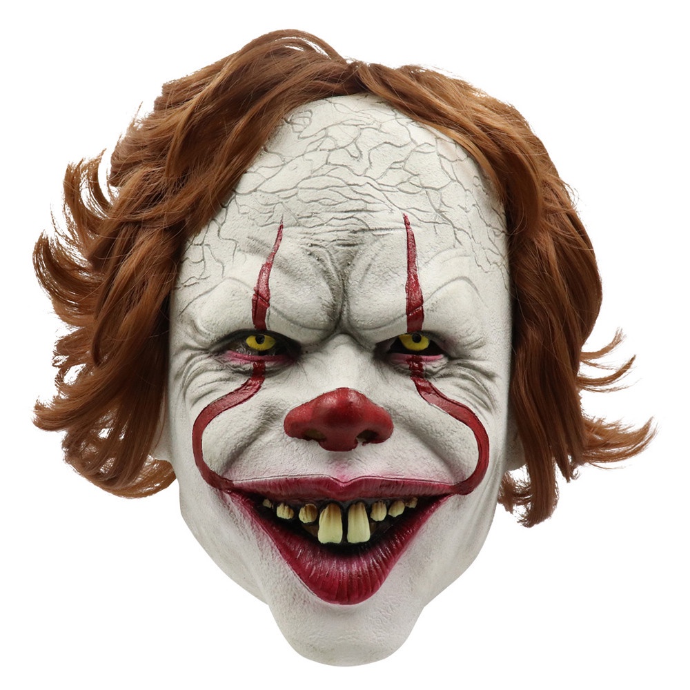 Stephen Mask Pennywise Horror Clown Joker Mask Clown Latex Mask ...