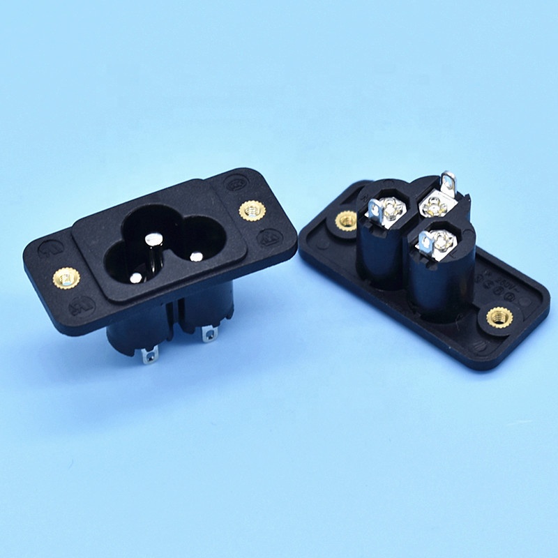 AC jack connector Mickey Mouse modelling PCB panel mount socket with ...