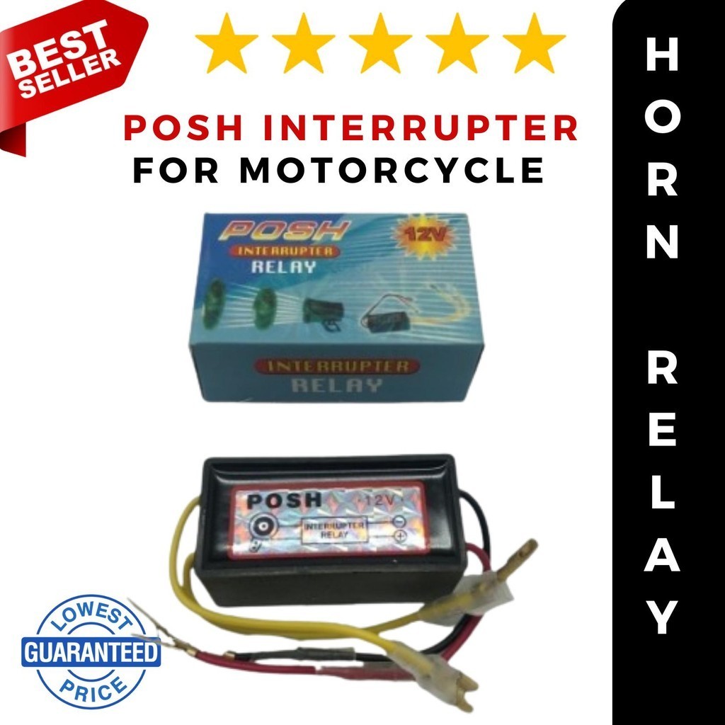 BASTE Posh Interrupter Horn Relay for Yamaha YTX LED 12V | Shopee Malaysia