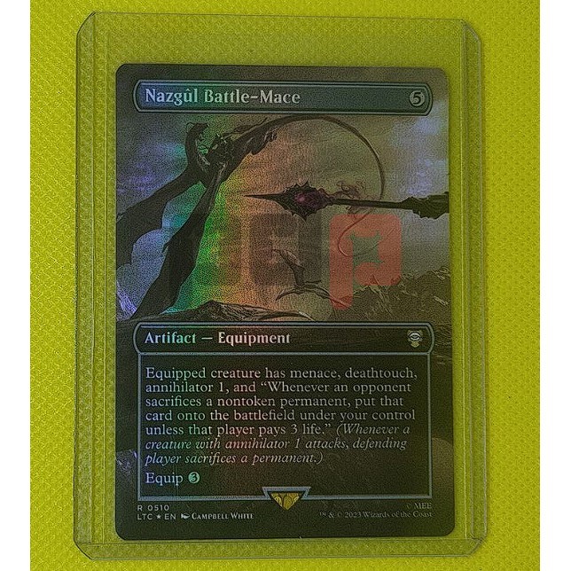 Nazgul Battle-Mace (Borderless) Commander: The Lord of the Rings: Tales ...