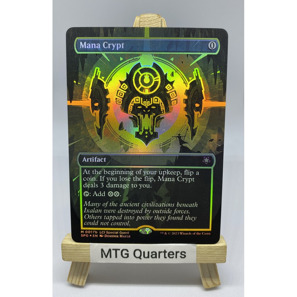 MTG Proxy Card - Mana Crypt 17b (Borderless Foil) | Special Guests (SPG ...