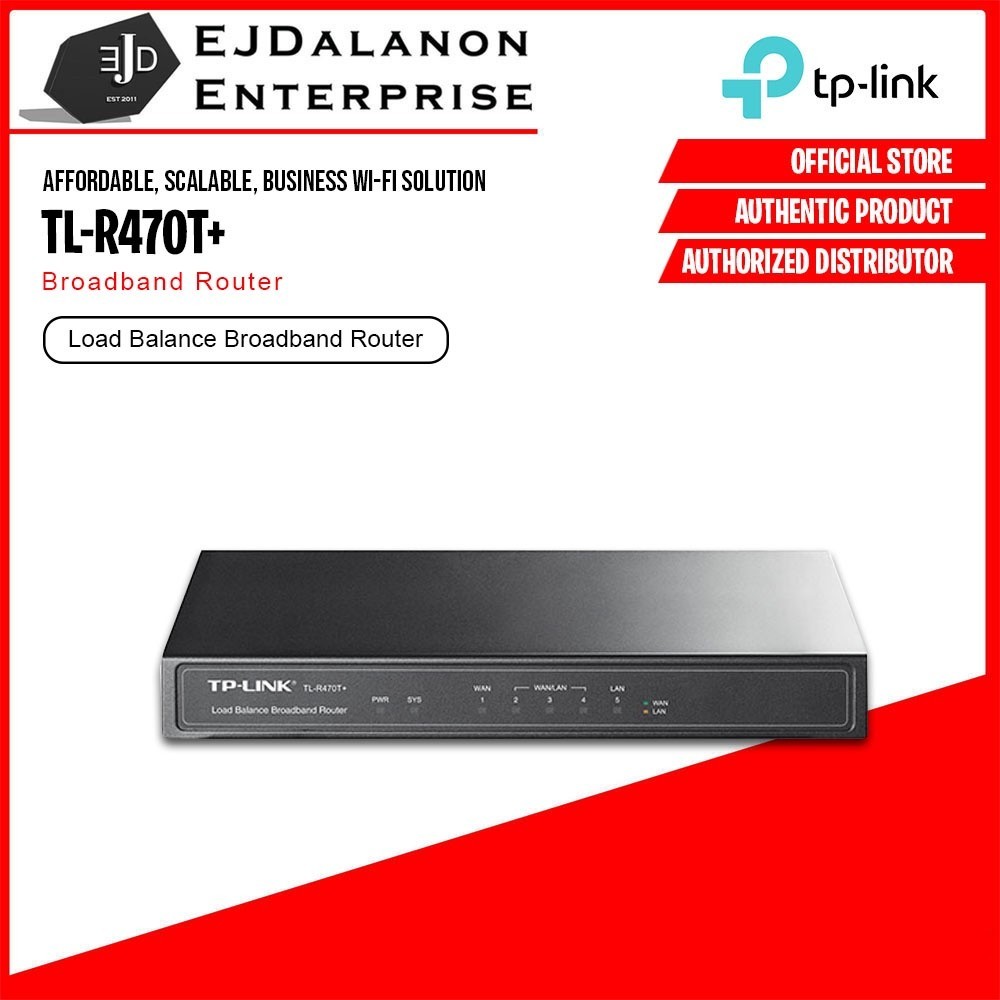 TP-Link Tl-R470T+ Desktop Load Balance Broadband Router | Shopee Malaysia