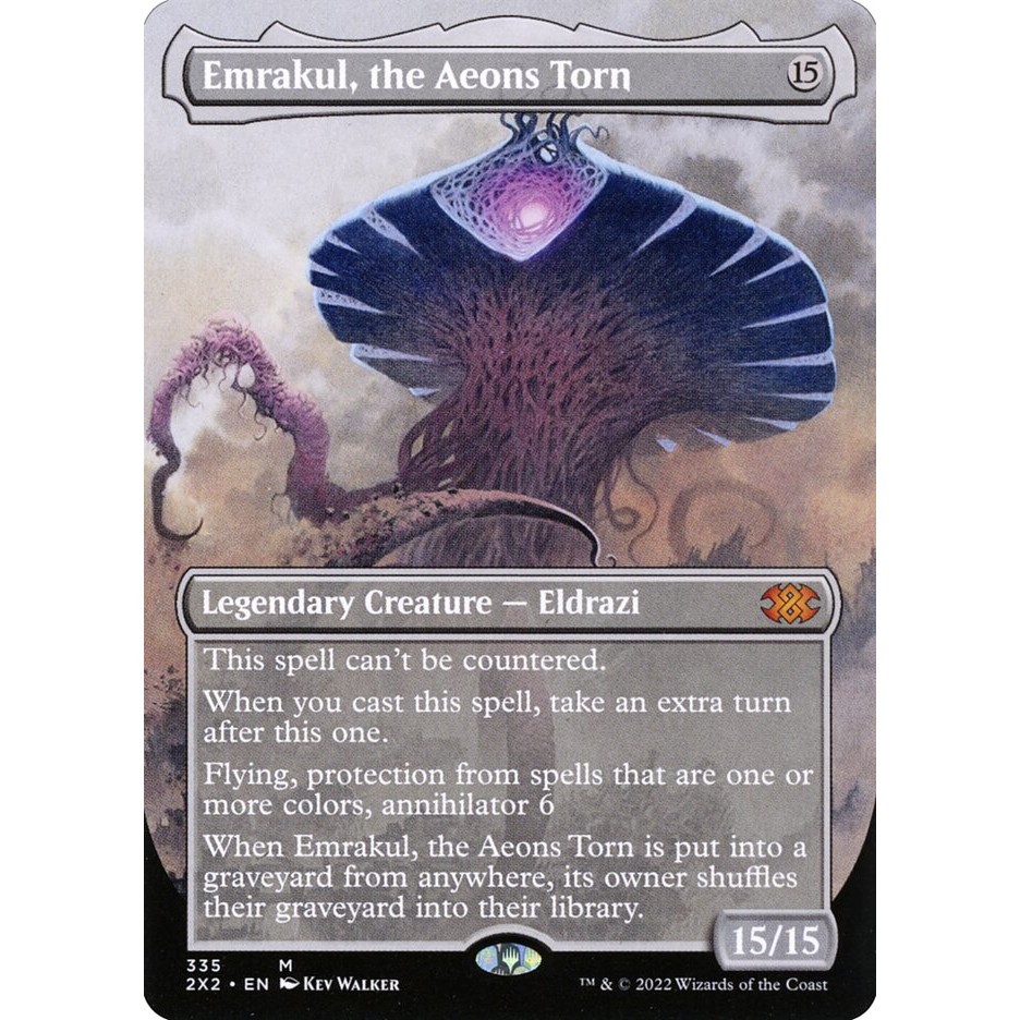 MTG Proxy Card - Emrakul, the Aeons Torn (Borderless) | Double Masters 2022 (2X2) | Shopee Malaysia