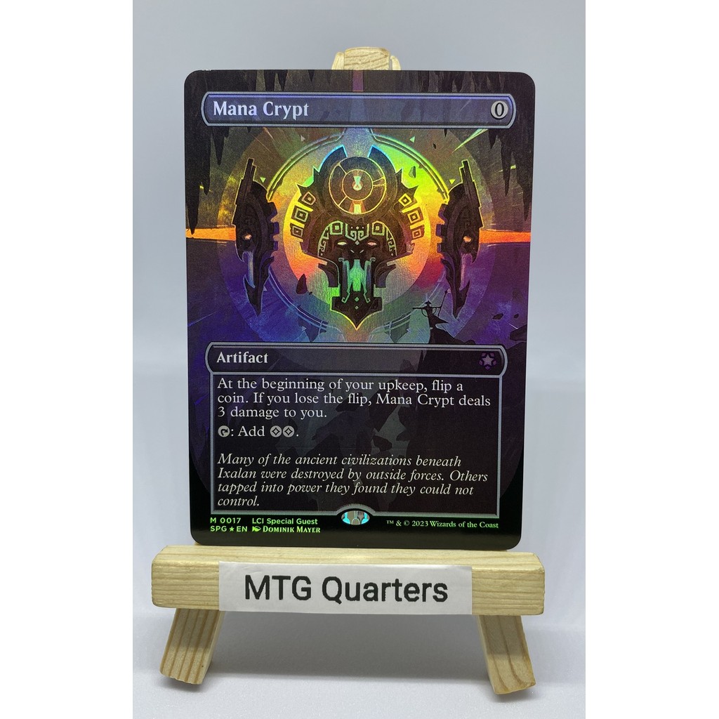 MTG Proxy Card - Mana Crypt 17 (Borderless Foil) | Special Guests (SPG ...