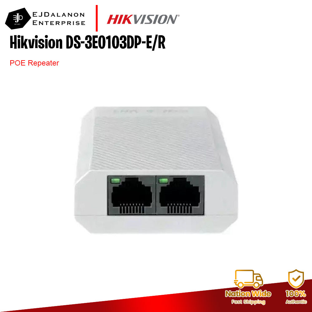 Hikvision DS-3E0103DP-E/R POE Repeater | EJDalanon Enterprise | Shopee ...