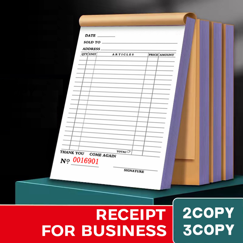 Resibo Carbonized Receipt 2/3 Delivery Receipt Paper With Carbon ...